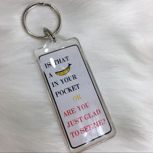 Vintage | Accessories | Vintage 8s Funny Banana Humor Keychain | Poshmark